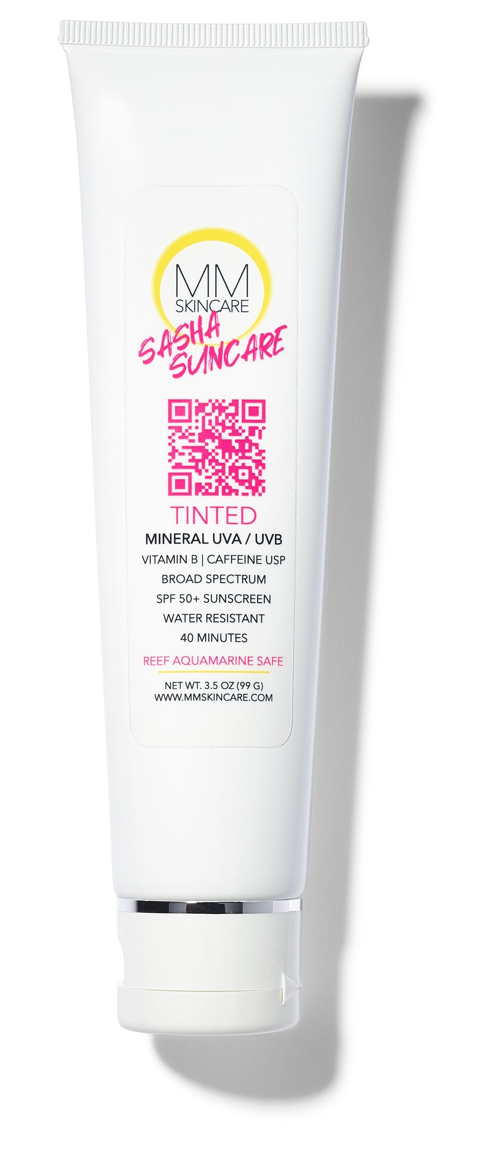 Sasha Suncare Tinted Mineral Sunscreen SPF 50 | MMSkincare™